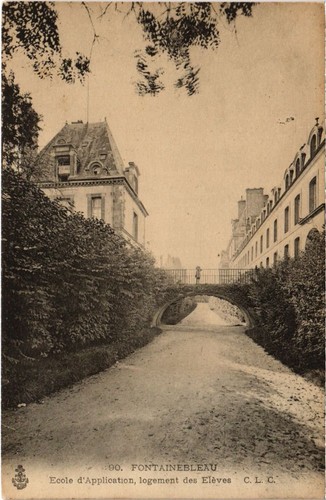 CPA Fontainebleau Ecole d'Application-Facade FRANCE (1300148) | eBay