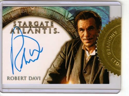Stargate Atlantis Season 1 Auto Autograph Card Robert Davi as Acastus ...