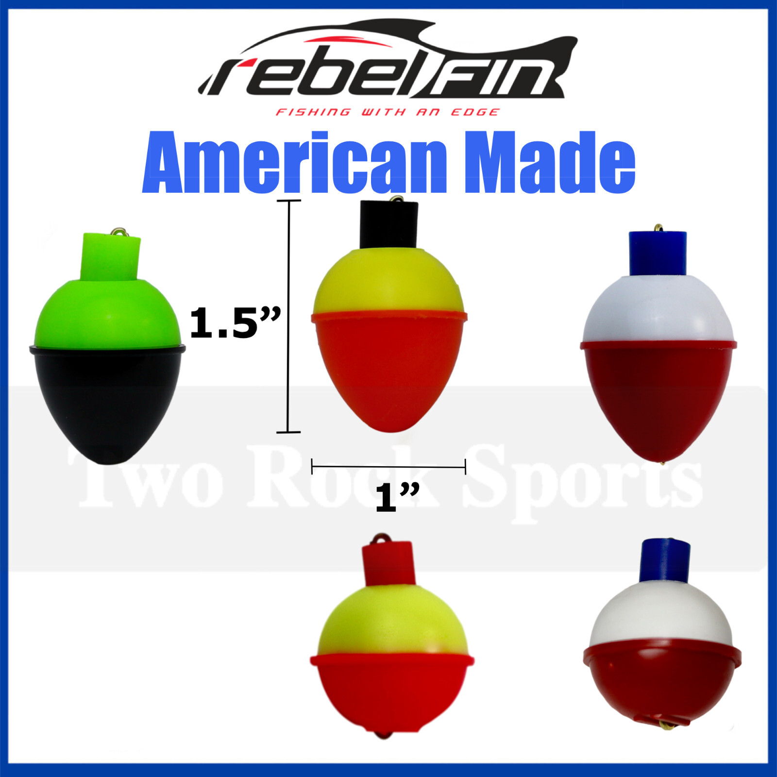 rebeleFIN - Plastic Fishing Floats Bobbers - AMERICAN MADE | eBay