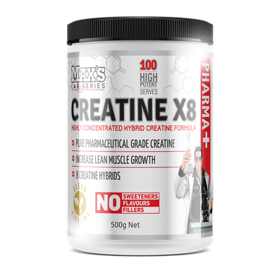 MAX'S LAB SERIES CREATINE X8 500G / UNFLAVOURED | eBay