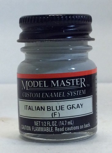 Testors Enamel 1/2oz Paint 2113 Italian Blue Gray Flat | eBay