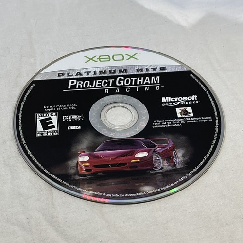 Project Gotham Racing Black Label Microsoft Original XBOX Disc Only | eBay