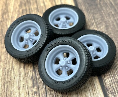 1/24 Scale: 17-inch “Keystone Klassic” Model car wheels/tires. Resin; 1 ...