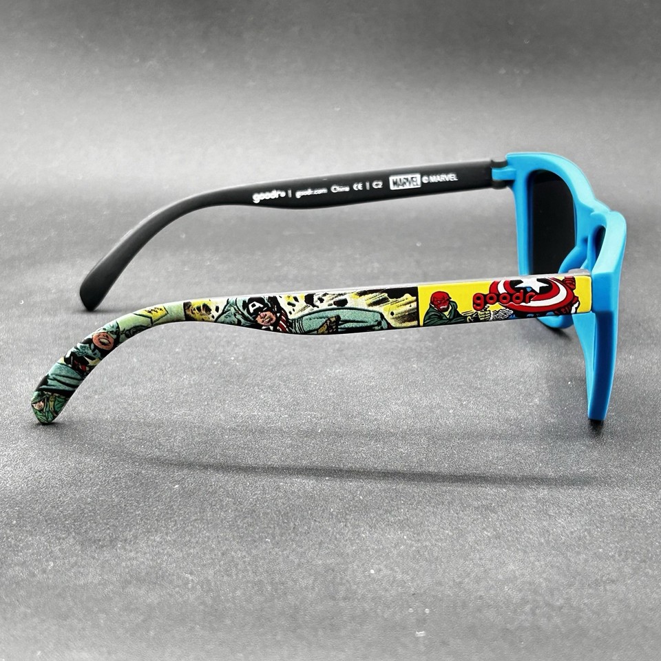 Goodr Marvel Thanks, They're Vibranium Sunglasses Polarized Used Cap ...