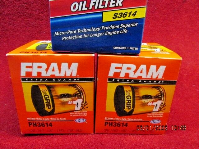 STP/FRAM 3614 EXTRA GUARD OIL FILTER ALFA AUDI CHEVROLET DODGE CHRYSLER ...