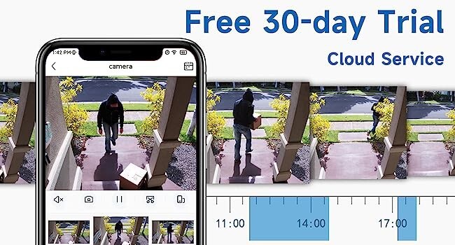XVIM 4MP WiFi Solar Camera Wireless Outdoor Security Camera System ...