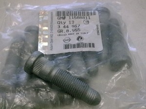 1X (ONE) VAUXHALL OPEL GENUINE INSIGNIA FRONT/REAR WHEEL STUD M14X58 GM ...