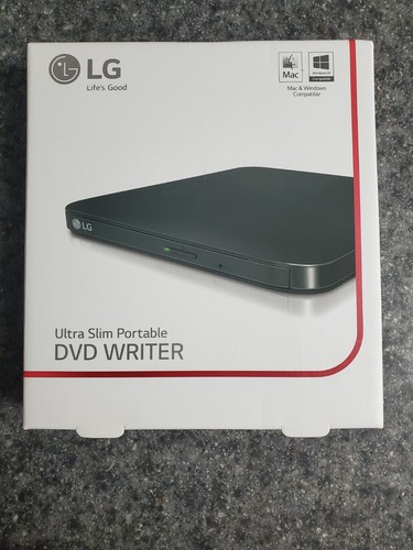 LG Ultra Slim Portable DVD Writer For Mac & Windows SP80 USB ...