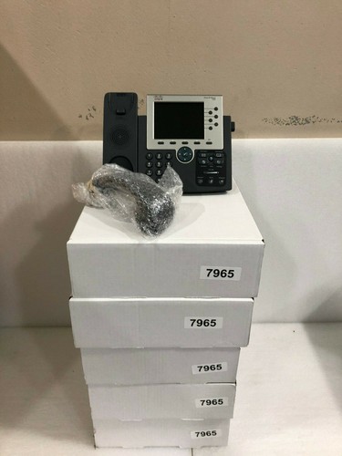 Cisco CP-7965G Unified IP Phone, Color 5-Inch TFT Display, VoIP | eBay