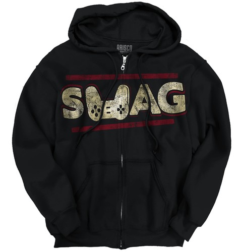 Swag Gamer Nerd Geek Swagger Gaming Gift Mens Zip Hoodie Jacket ...