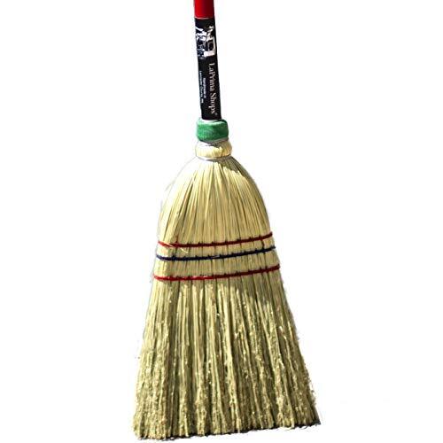 Authentic Hand Made All Broomcorn Broom Long Handle Small Broom Head ...