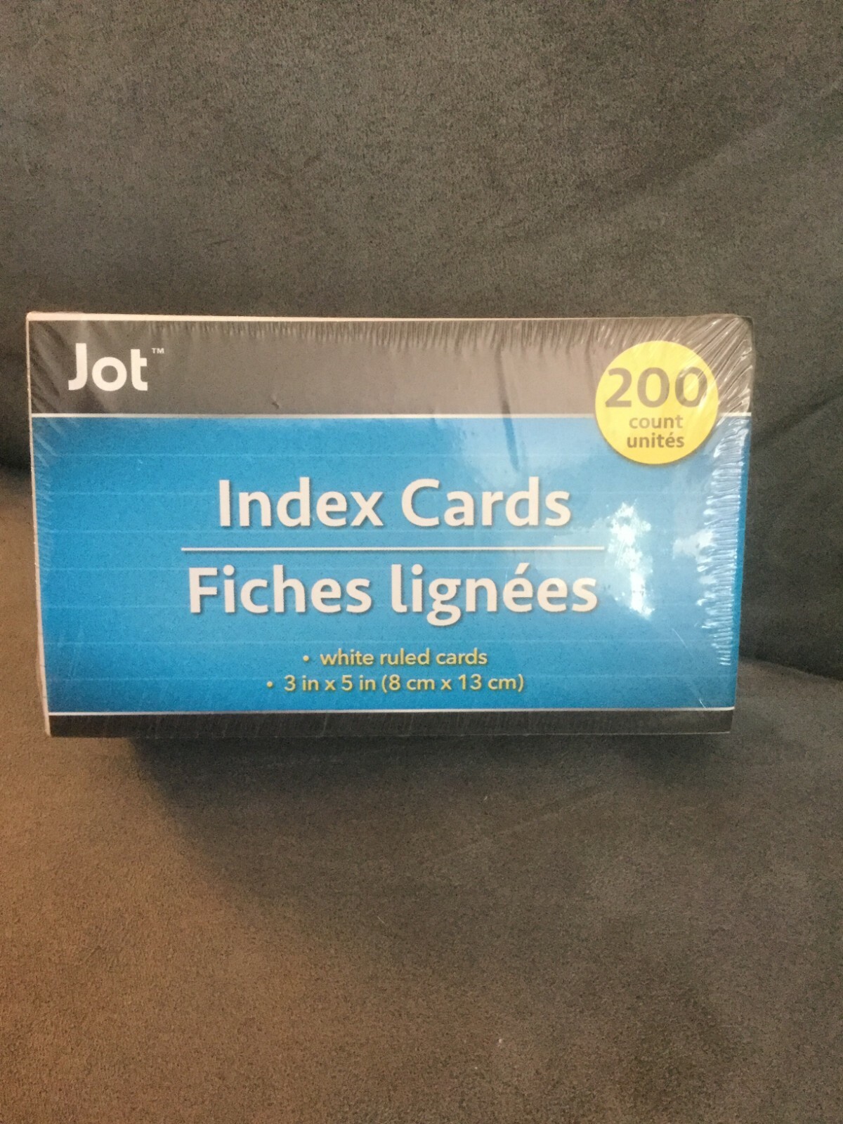 JOT INDEX CARDS 200 COUNT WHITE RULED 3" X 5" - NEW IN PACKAGE | eBay