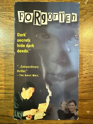 Forgotten VHS 2 Tape Set Thriller BFS Video Canada Release Amanda ...