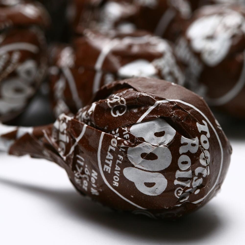 Brown Tootsie Roll Pops