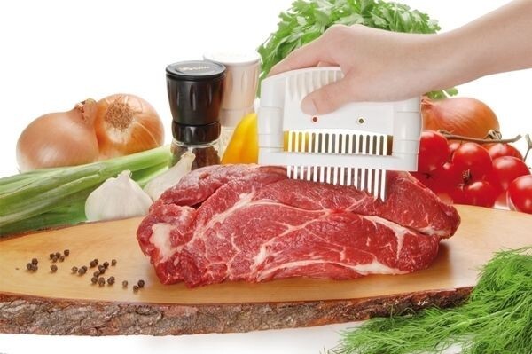 Steaker Fleischstecher Fleischzartmacher für Steak Grill Marinieren ...