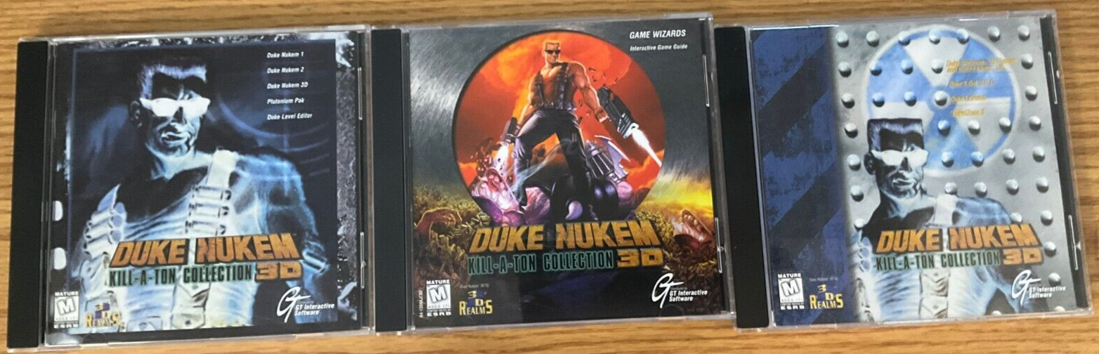 Duke Nukem 3D: Kill-A-Ton Collection (PC, 1998) disc 1, 2, & 3 ...