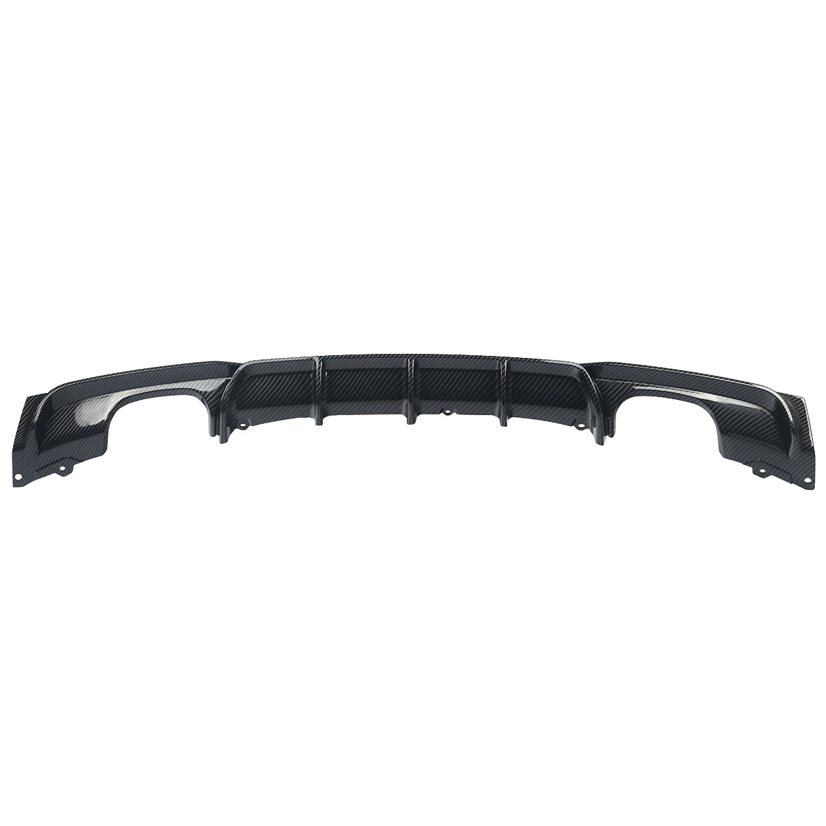 2012-2018 BMW F30 F31 M Sport Rear Bumper Diffuser Quad Exhaust Carbon ...