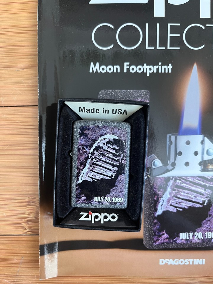 NEW DEAGOSTINI ZIPPO WINDPROOF LIGHTER COLLECTION ISSUE 16 MOON ...