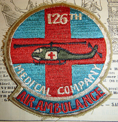 Call Sign DUSTOFF - Patch - 126th Medical Company - MEDEVAC - Vietnam ...