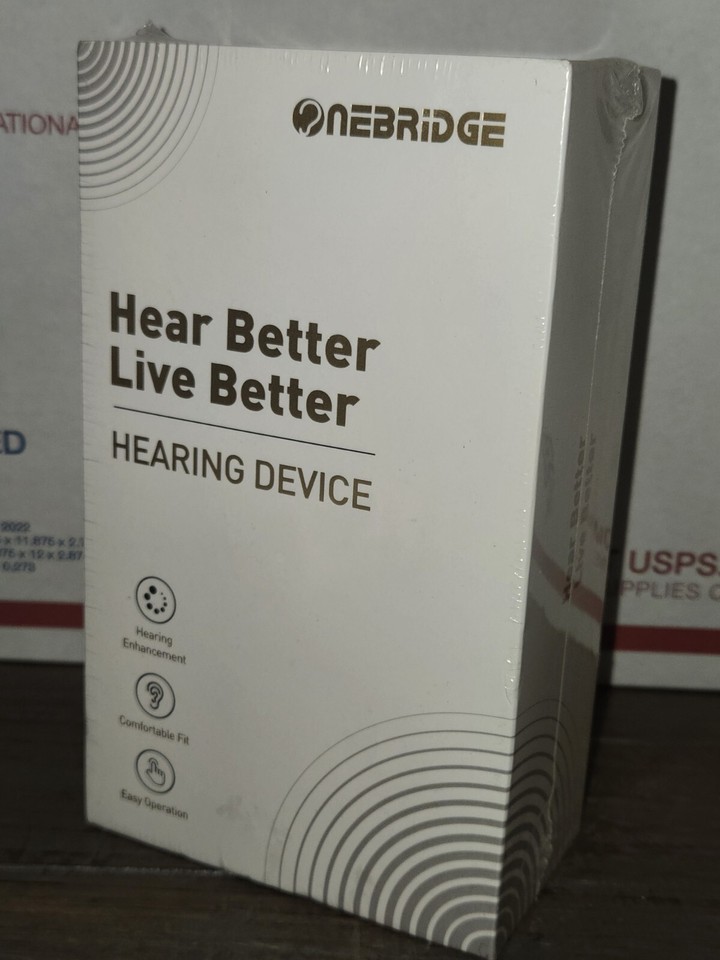New! Onebridge Pro Rechargeable Hearing Aid With Advance Noise Cancellation NIB! | eBay