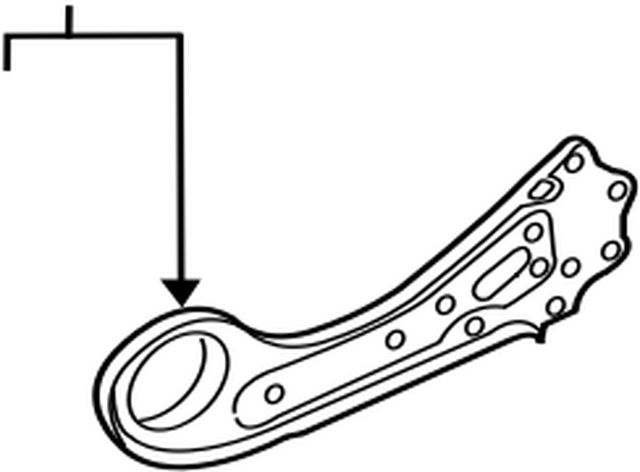 Genuine OEM Rear Left Suspension Control Arm for Kia 55270H3000 for ...