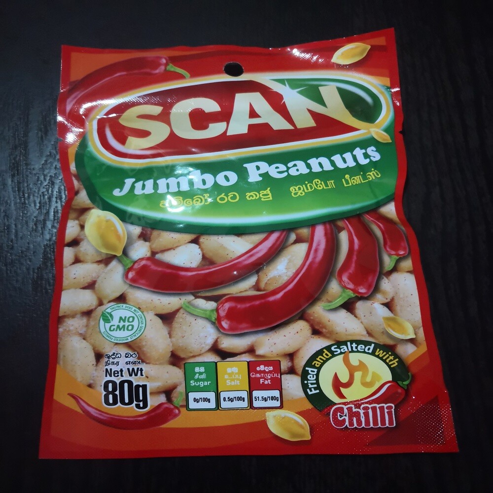 SCAN JUMBO PEANUTS,SPICY BITES,NUTS,SRI LANKA BITES,SAVOURY,SNACK ...