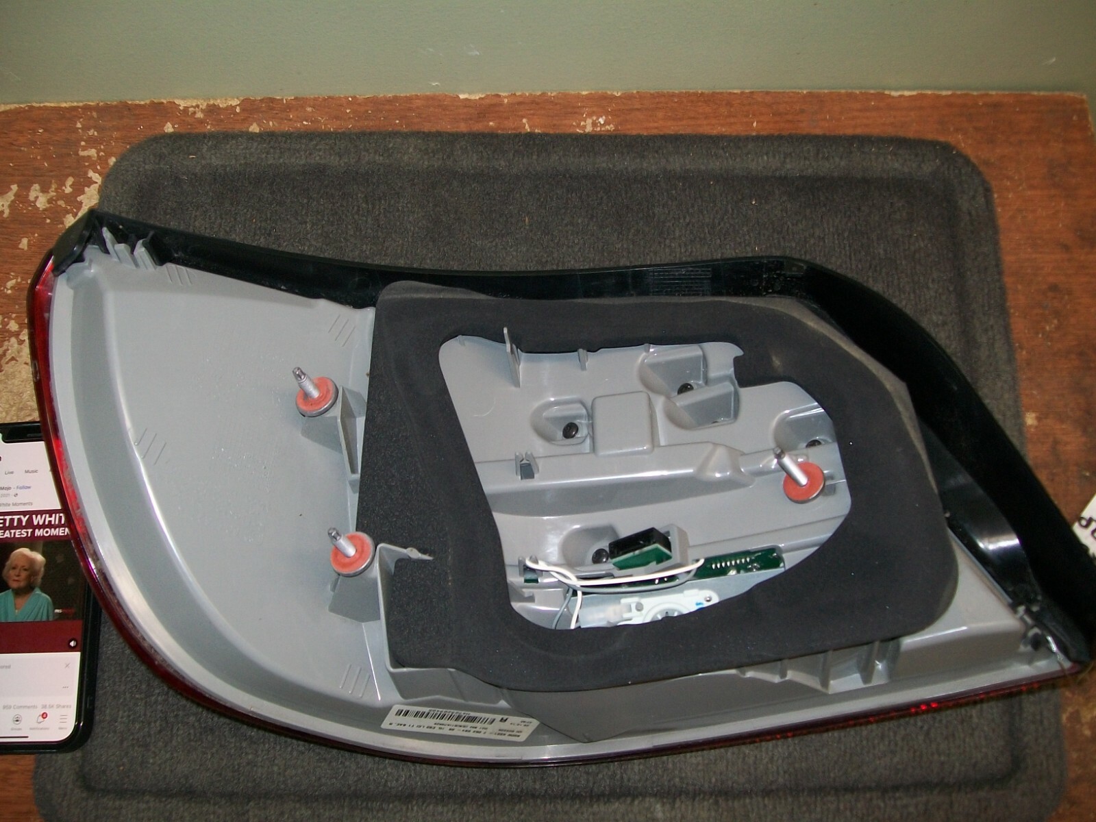 Passenger Quarter Mounted Tail Light Assembly BMW 328 SERIES Right 11 ...