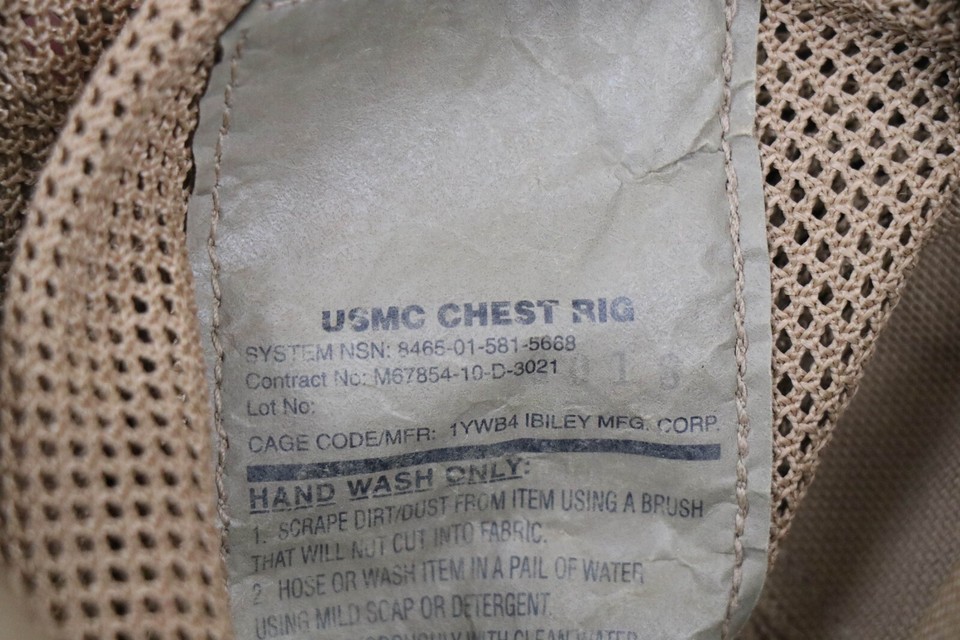 USMC Marine Corp Chest Rig Coyote Tan Tactical Assault Panel TAP Vest ...