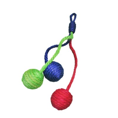 Handmade Cat Rope Ball Pet Supplies Cat Sisal Rope Ball Toy Random ...