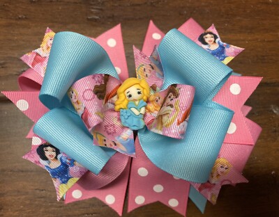Disney Princess Stacked Boutique Hair bow Toddler Girl Sleeping Beauty ...