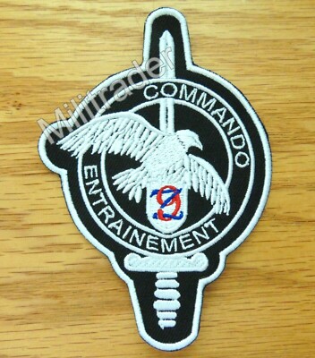 France French Commando Entrainement (9th RZ) Patch (B/W) | eBay