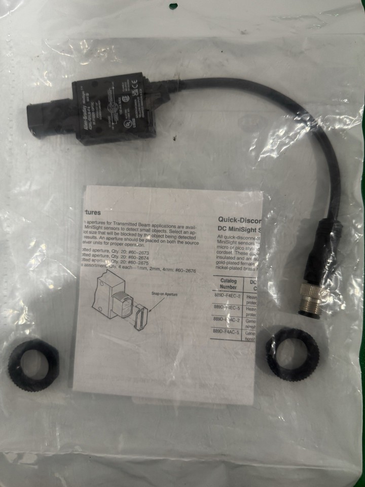 42KL-G1LB-F4 ALLEN BRADLEY Photoelectric Sensor, MiniSight, Infrared Glass Fiber | eBay