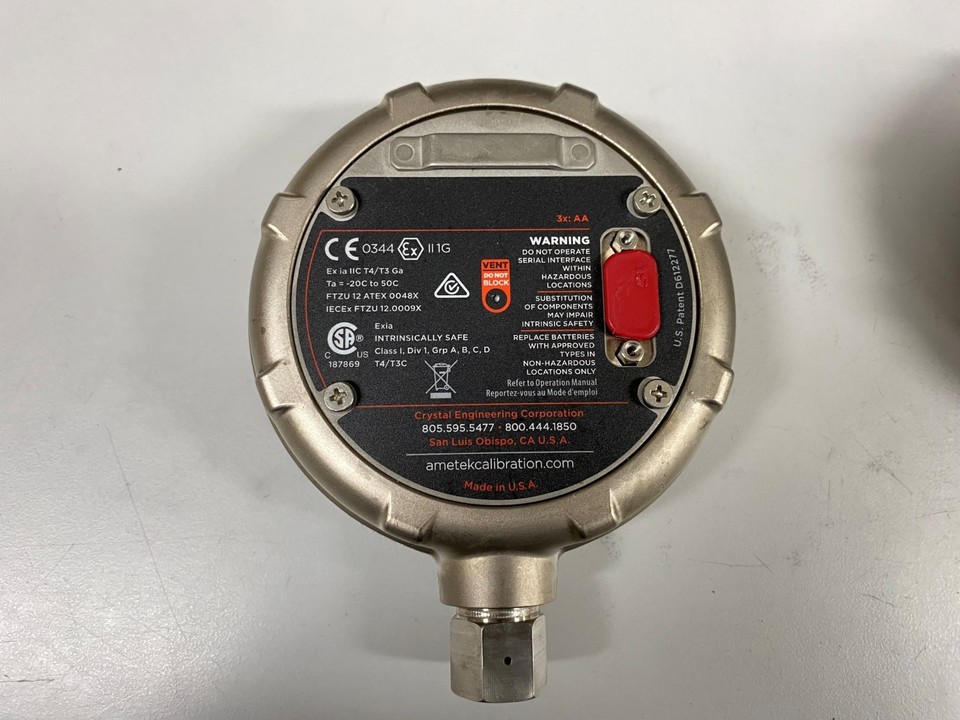 Ametek Crystal XP2i Digital Pressure Gauge | eBay