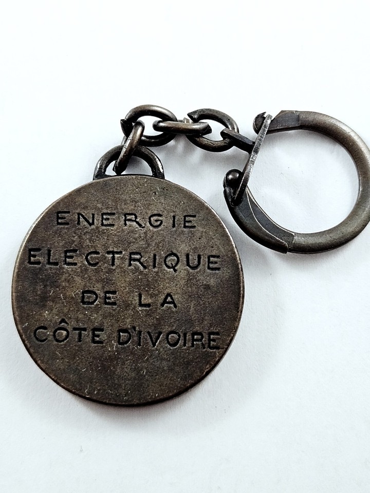 Keychain - African Mask Nice Quality IVORY COAST Original 1960s Metal ...