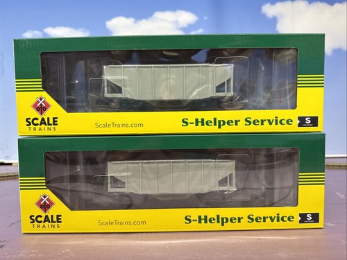 2- Scale Trains -S Helper Service Fishbelly Hopper Undecorated S Scale ...