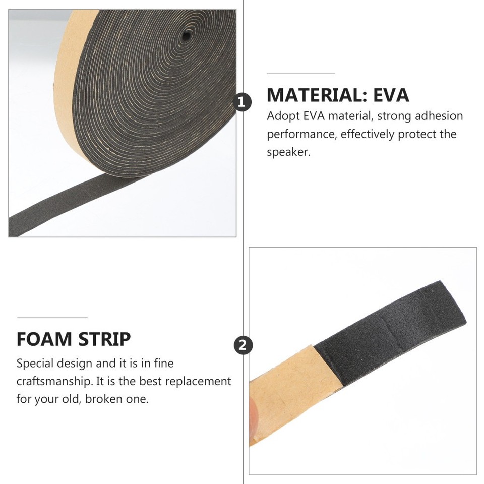 2 Rolls Car Speaker Sealing Tape Sound Insulation Strip Gasketing | eBay