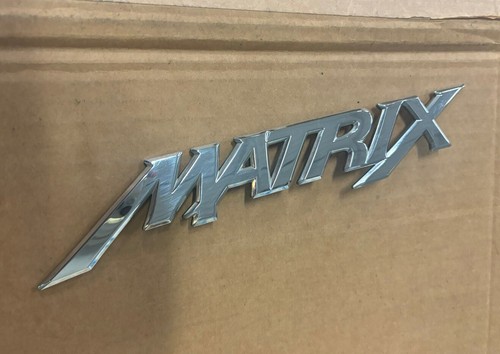 Toyota Matrix Badge Emblem OEM | eBay
