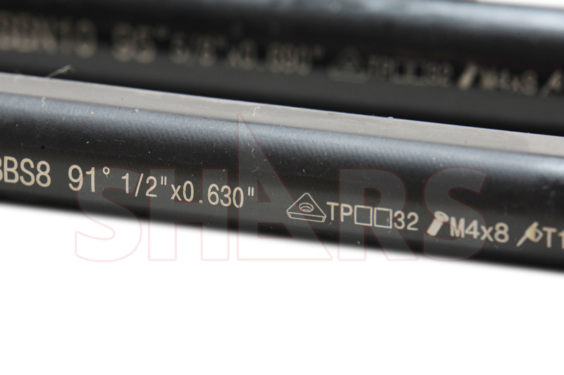 4Pcs 1/2 5/8 3/4” TBBN/S Indexable Boring Bar Set + TPGB Inserts New L ...