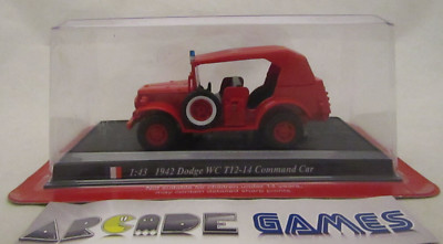 VEHICULE NEUF 1/43 DODGE WC T12-14 COMMAND CAR 1943 - POMPIER DEL PRADO ...