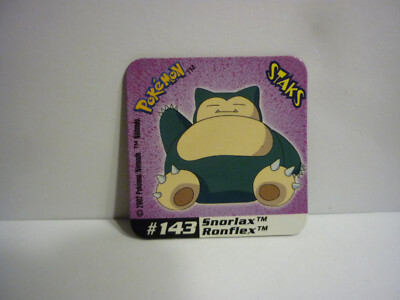 Staks Magnet Aimant Pokémon Nintendo 2002 N° 143 RONFLEX | eBay