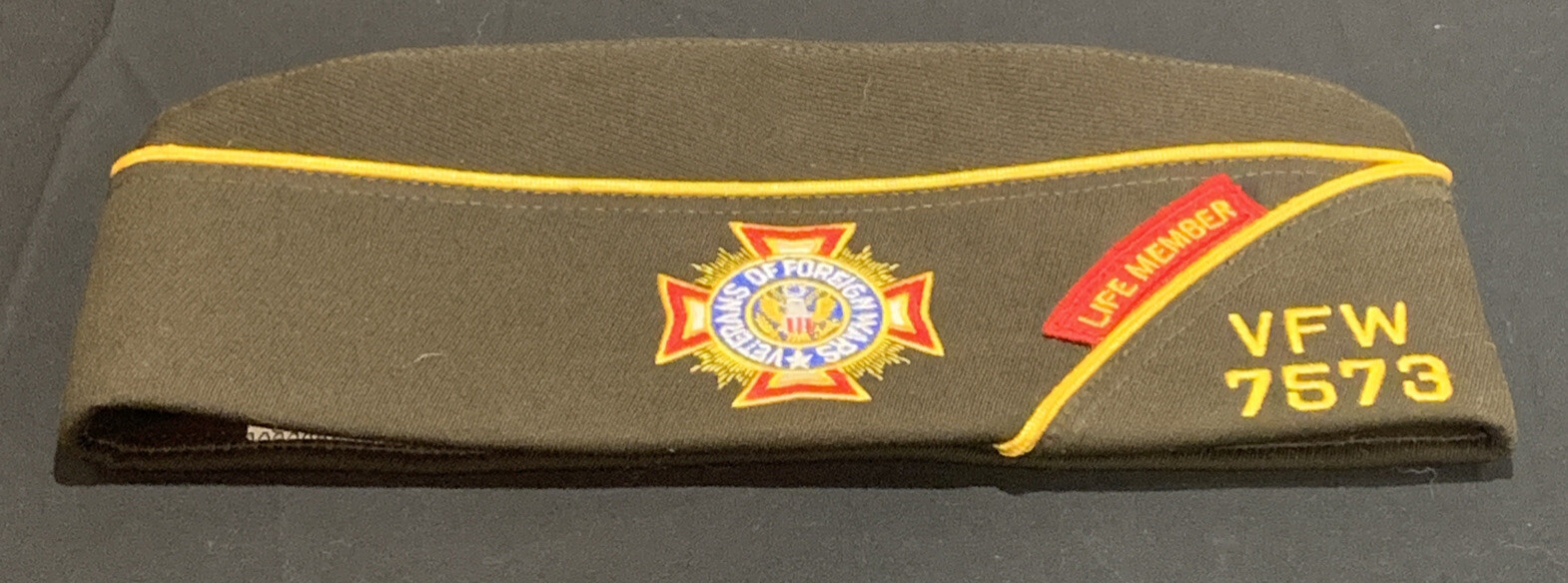 VFW Life Member - 7573 - Veteran Garrison Cap - New Baltimore, MI | eBay