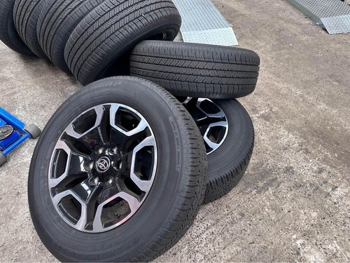 4x NEW GENUINE TOYOTA HILUX SR5 2022 18" Wheels & DUNLOP PT22 Tyres ...