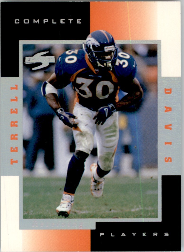 1998 Score Complete Players Insert #7B Terrell Davis Denver Broncos | eBay