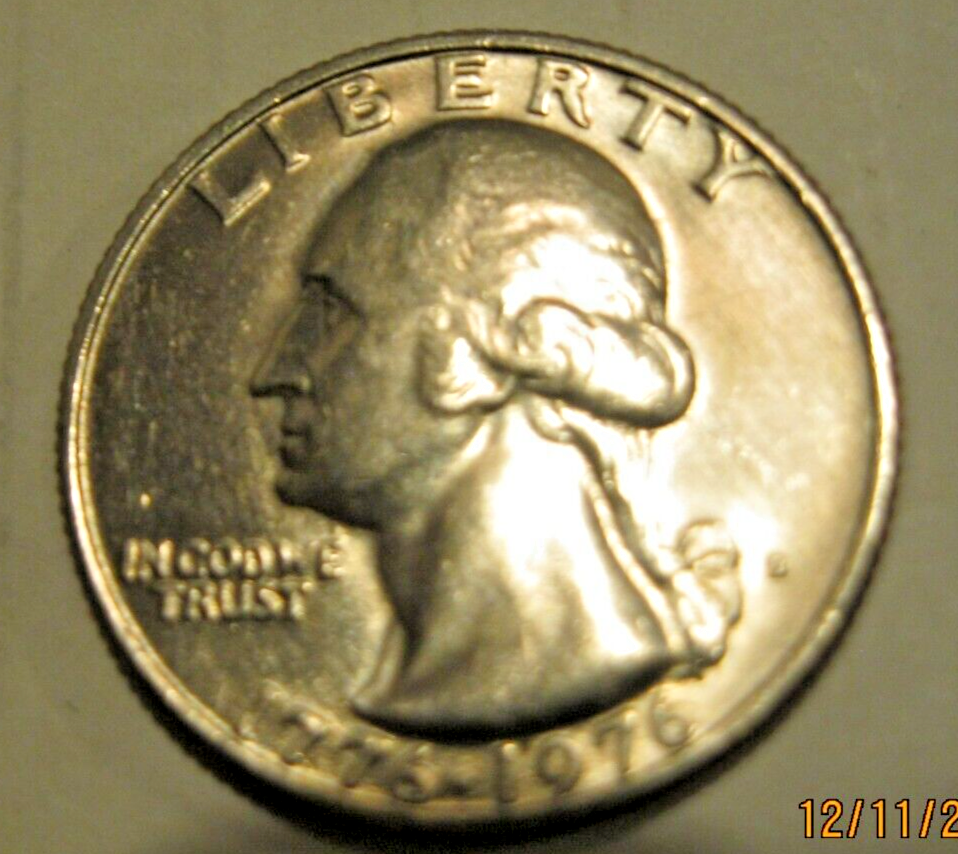Rare US 1776-1976 D Bicentennial Quarter, filled Mint Mark JLA | eBay