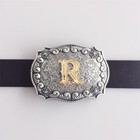 Western Initial Letter R Belt Buckle Gurtelschnalle also Stock in US | eBay