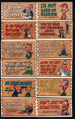 1959 Topps Wacky Plaks Complete Set of 88 Mostly EXMT or Better | eBay