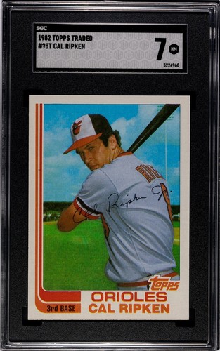 1982 Topps Traded - #98T Cal Ripken Rookie Card. Straight from T98 Box ...