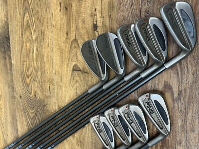 Men's Ping S59 3-9 Irons, Ping SB 48 Degree & 52 Degree Golf Clubs ...