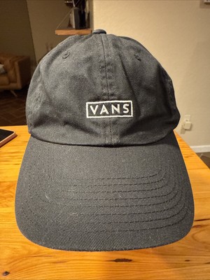 Vans Hat Mens One Size Adjustable Black Strap back Cap Skateboarding | eBay