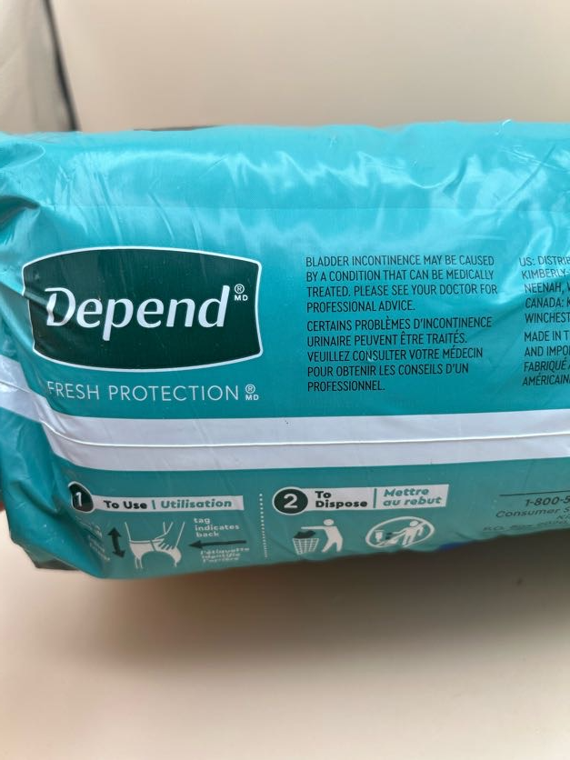 Depend Fresh Protection Incontinence Underwear for Men, 26-34 Inch ...